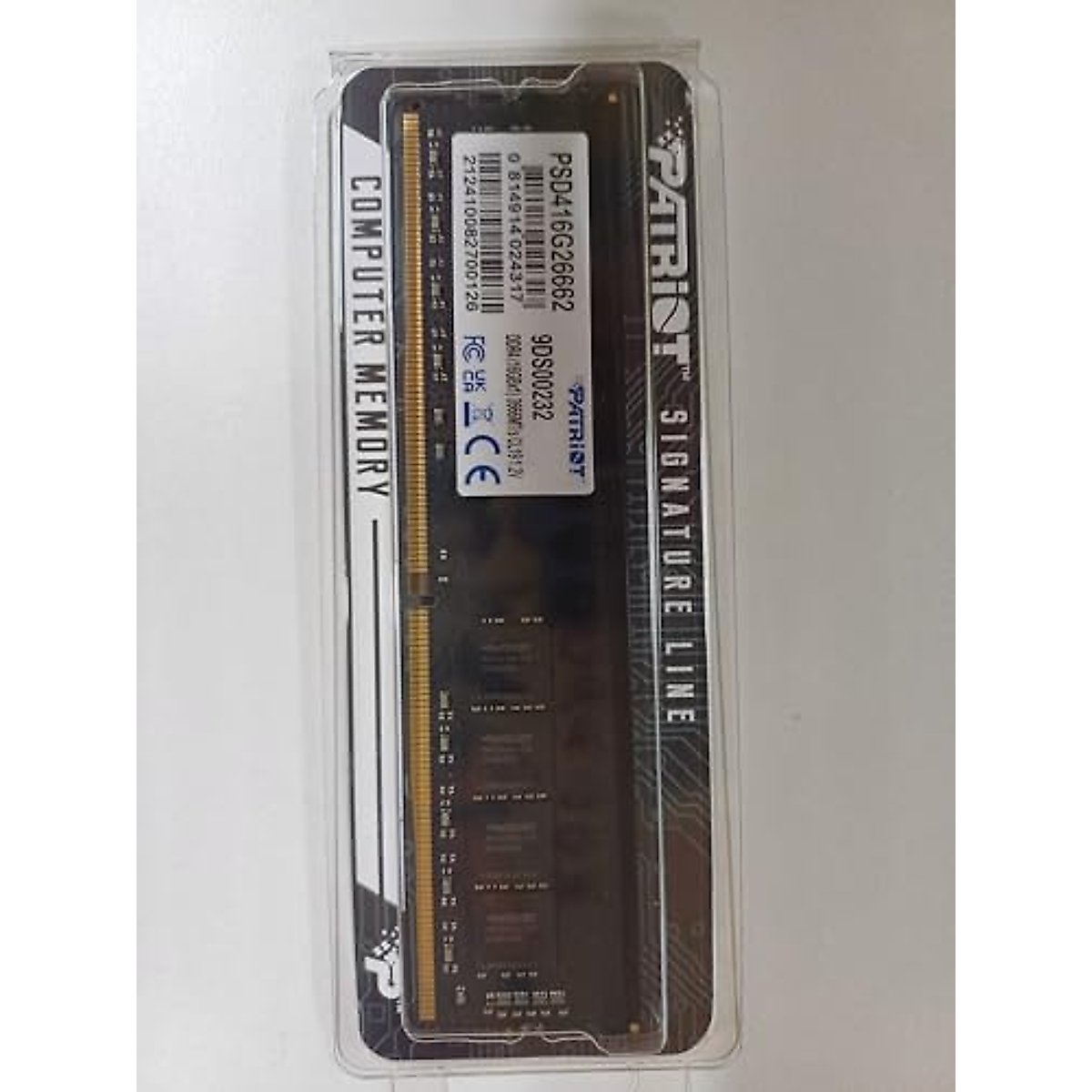 Patriot Memory Signature 16GB 2666MHz PC4-21300 CL19 DDR4 Memory Module