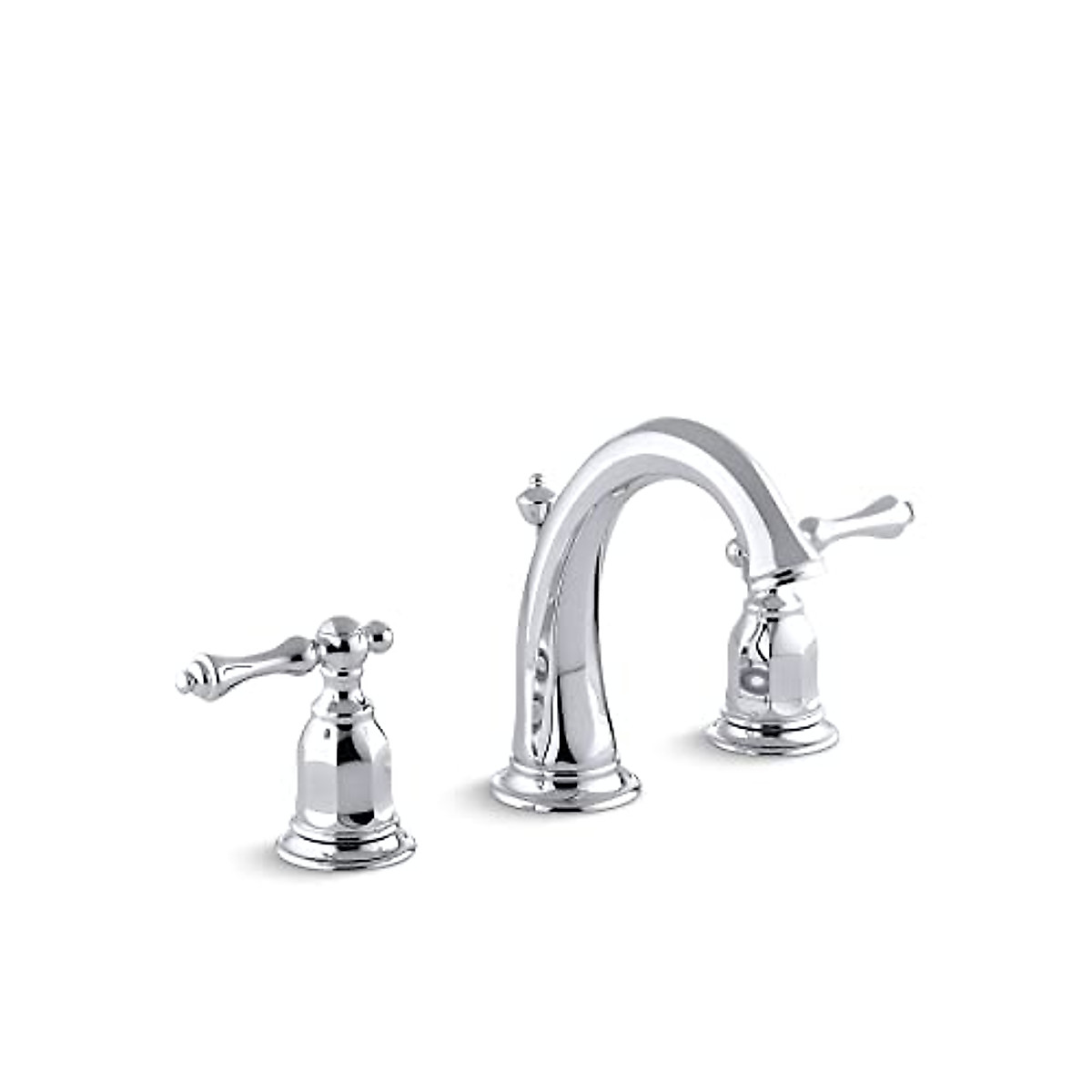 Kohler 13491-4-CP Kelston Bathroom Sink Faucet Centerset and Widespread, 3.25 x 13.50 x 20.25 inches, Polished Chrome