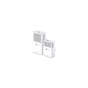 TP-Link AV1000 Powerline WiFi Extender(TL-WPA7510 KIT)- Powerline Adapter with Dual Band WiFi, Gigabit Port, Plug&Play, Power Saving, Ideal for Smart TV, Online Gaming