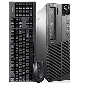 Lenovo ThinkCentre M91p SFF Refurbished Computer PC, Intel Core i7-2600, 16GB RAM, 2TB Hard Drive, DVD-RW, WiFi, VGA, DP, Windows10 Pro Business Desktop (Renewed)