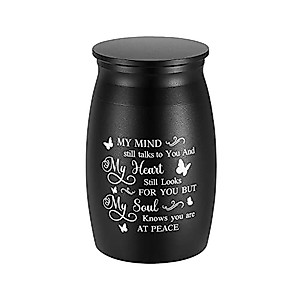3 Inches Small Urns for Human Ashes Aluminum Keepsake Urns for Human Ashes Mini Urns for Human Ashes