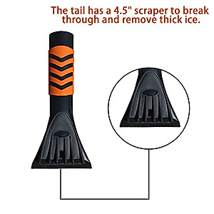 Ice Scraper Snow Brush for Car Snow Scraper Car Snow Removal Equipment Snow Cleaner for Car Squeegee Extendable Long Snow Brush Broom for SUV Truck