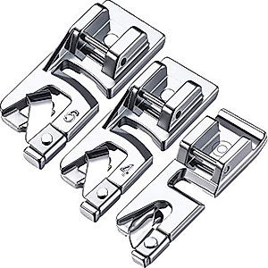 Boao Narrow Rolled Hem Sewing Machine Presser Foot Set Suitable for Household Multi-Function Sewing Machines 3 mm, 4 mm and 6 mm (3)