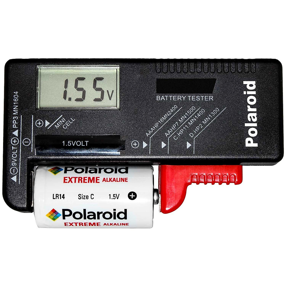 Polaroid Extreme C Cell Size Alkaline Batteries 1.5V LR14 (12-Pack)
