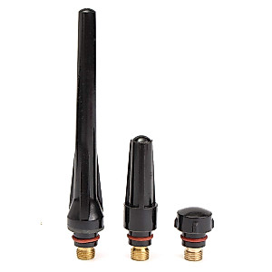 Alffun 58pcs TIG Welding Torches Gas Lens Kit Collet Body Alumina Nozzle Consumables Kit Fit WP-17/18/26 Series TIG Welding Torch Accessories