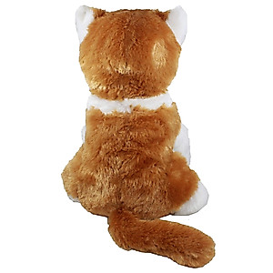 Shelter Pets Series Two: Jeffrey - 10" Orange and White Cat Plush Toy Stuffed Animal - Based on Real-Life Adopted Pets - Benefiting The Animal Shelters They were Adopted from - Kitten Kitty