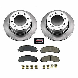 Power Stop KOE8637 Autospecialty Rear Brake Kit-OE Brake Rotors & Ceramic Brake Pads For Ram 3500 2019-2022 [Model Specific]