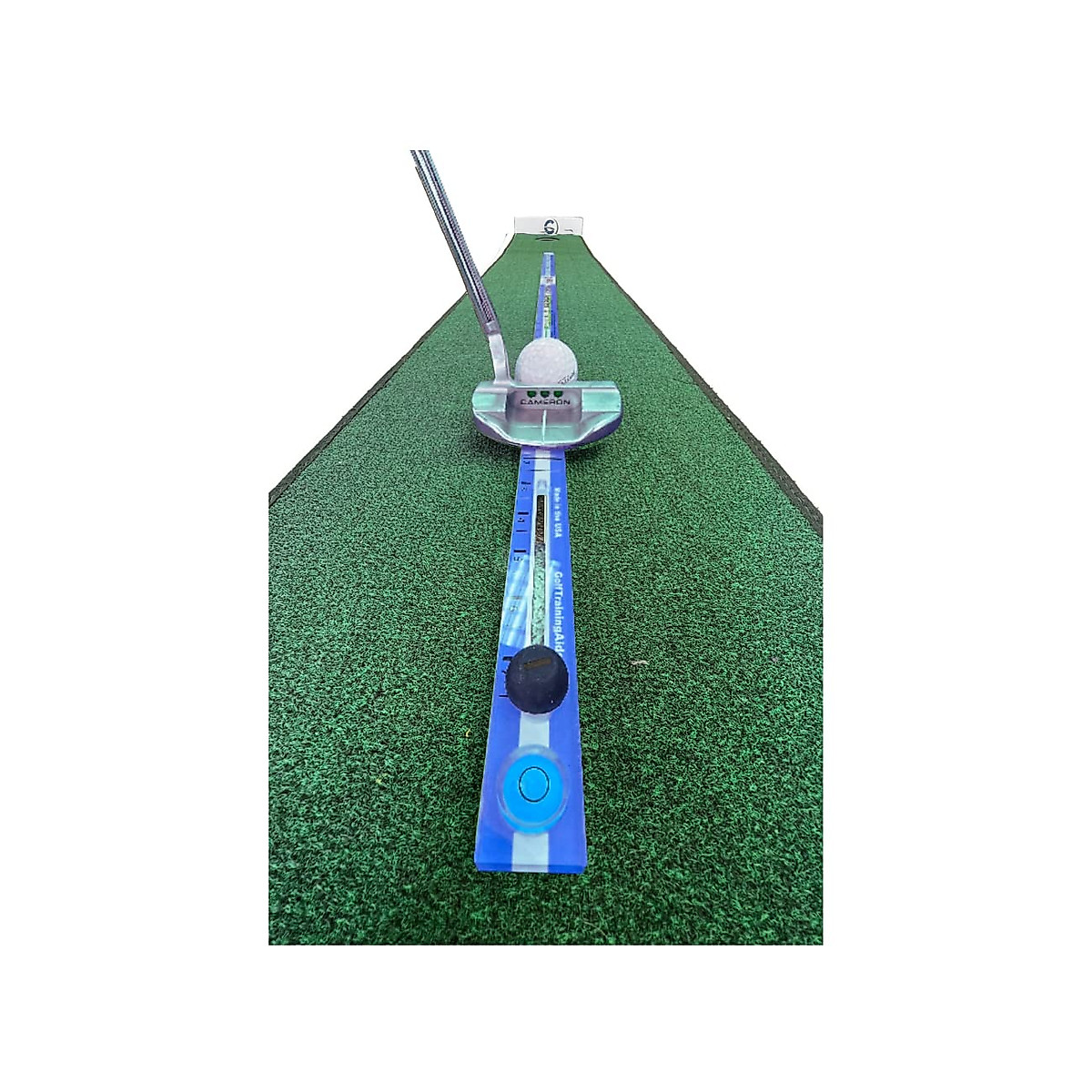 The Putting Stick Pro Golf Training Aids - Putting Training Aid for Golf Putting Practice with Eyeline Putting Mirror - Endorsed by Golf Instructors & Used by Tour Pros Worldwide (Royal Blue)