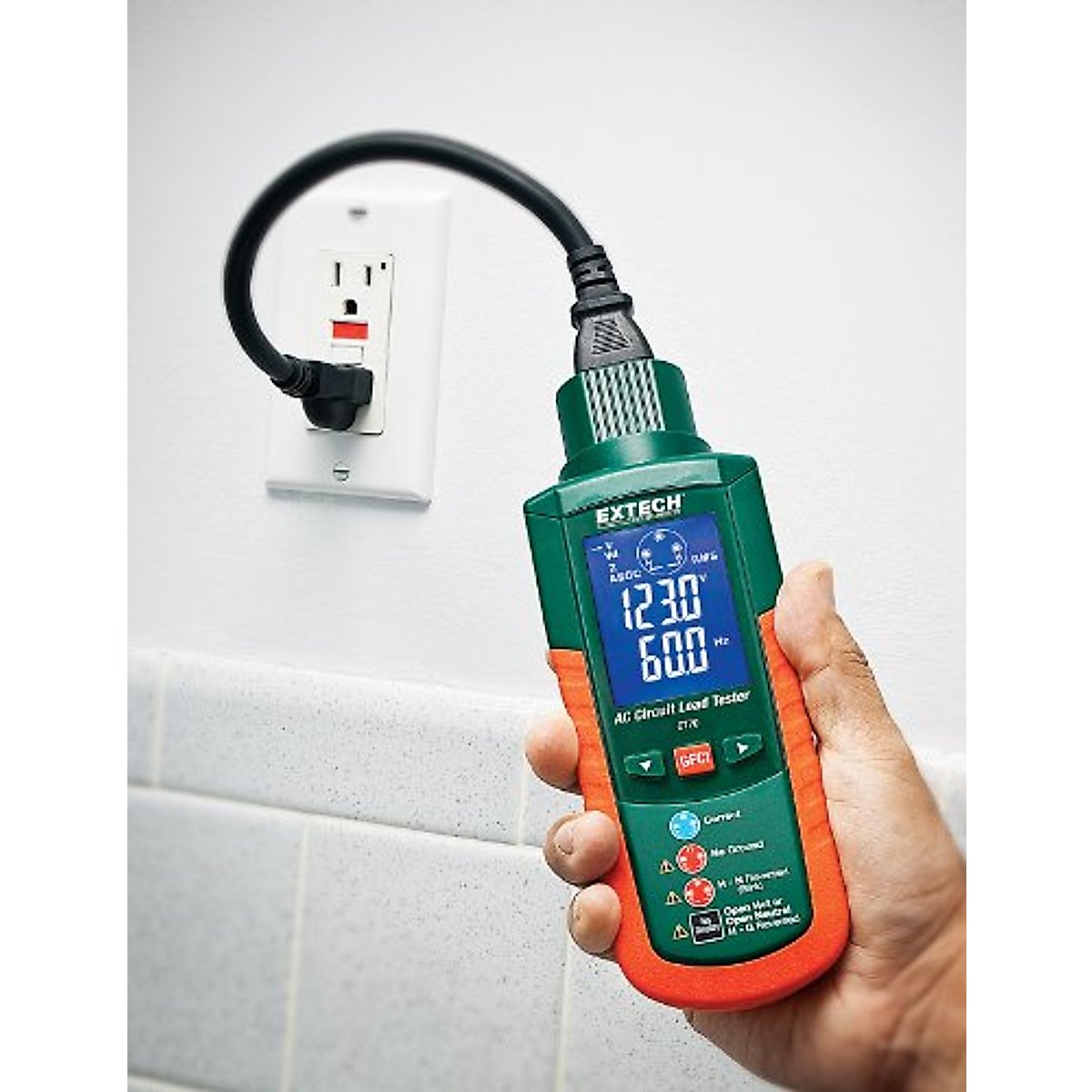 Extech CT70 AC Circuit Load Tester,Black