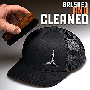 LARIX Wild Bigfoot Trucker Hat, Black/Gray