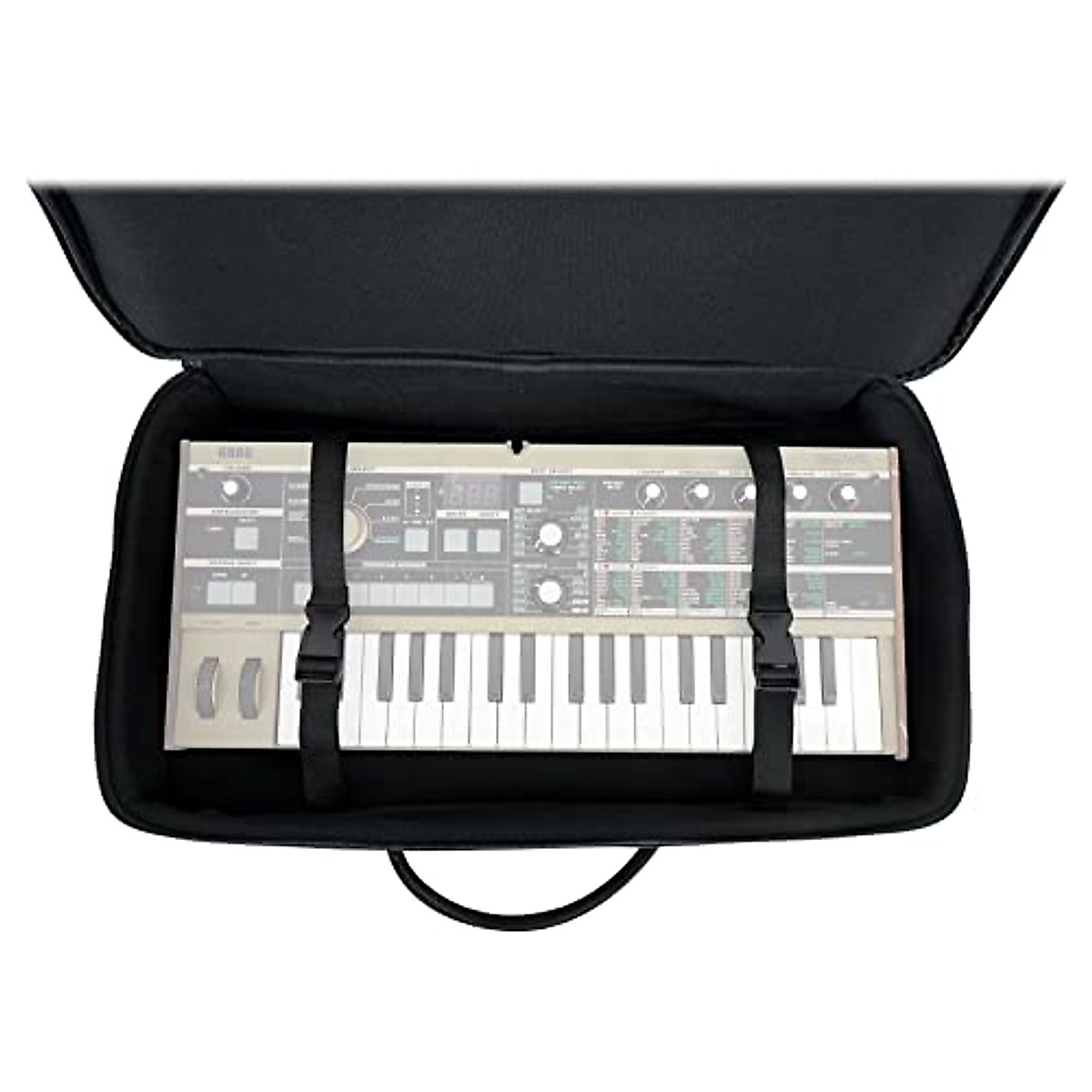 Rockville MCB22 Gig Bag Case 4 DJ/MIDI/Keyboard Controllers/Guitar Pedal Board,Black,23” x 12” x 4”