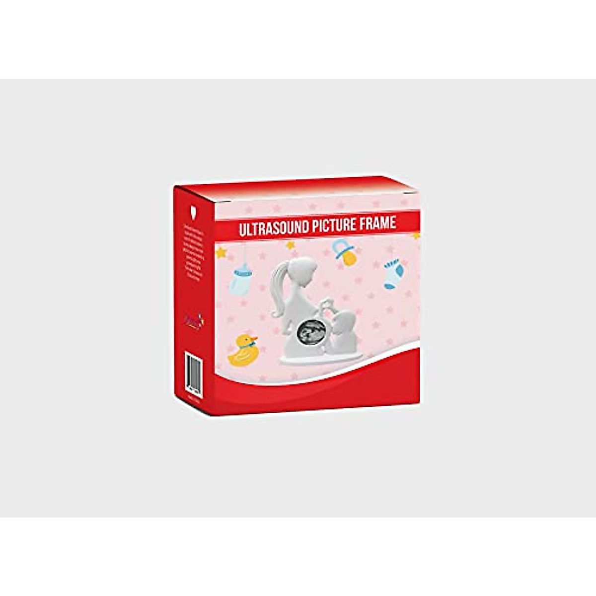 3MAZINGS Ultrasound Picture Frame Gender Reveal New Parents Pregnant Mom Pregnancy Love Gifts Baby First Sonogram Frames (Ultrasound Picture Frame - Family of 3)