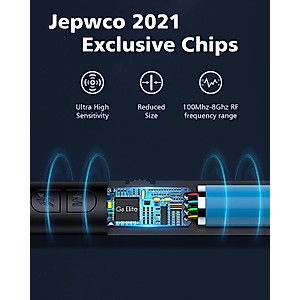 JEPWCO G8 Elite Portable Wireless Camera Detectors with 12 Levels Sensitivity, 720p, Bug Detector for Wireless Audio Bug Camera, 4 Professional Modes, Home Office Travel