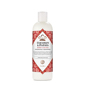 Nubian Heritage Body Lotion Coconut and Papaya For Dry Skin Paraben Free, 13 oz