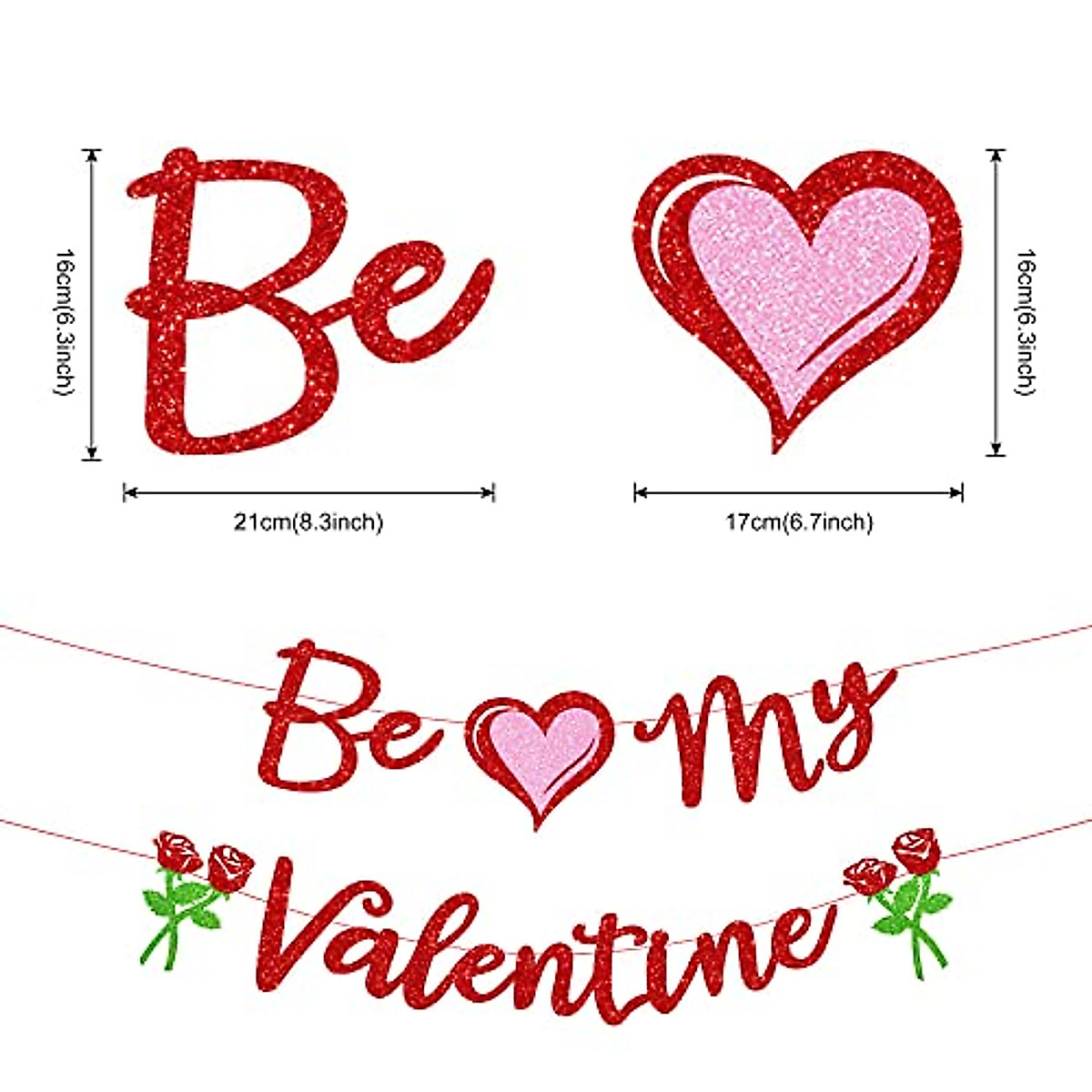 Be My Valentine-Valentines Day Banner-Will You Be My Valentine-Valentines Day Decor