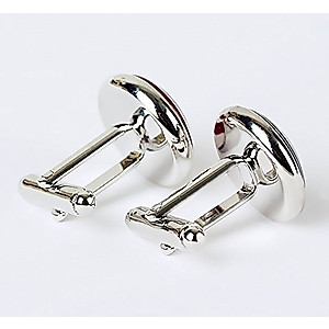 Kooer Birthday Gifts For Husband, Elven Leaf Cufflinks Wedding Cuff Links Tie Clip Gifts For Groomsman Best Man (Elven Leaf cufflinks tie clip set)