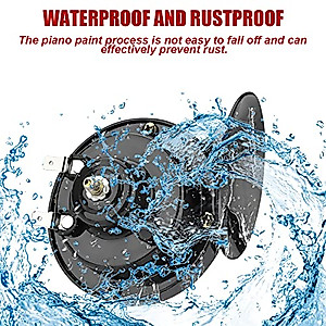 Super Loud Train Horns, Car Waterproof Durable Air Electric Snail Horn, 12V Raging Sound Air Horns Replacement Kit, Automotive Accessories Universal for Car, Motorcycle, Truck, Bike, Boat (Black)