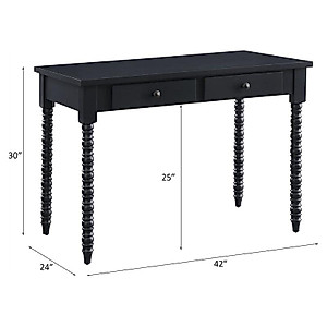 Acme Furniture Altmar Writing Desk, Black Finish
