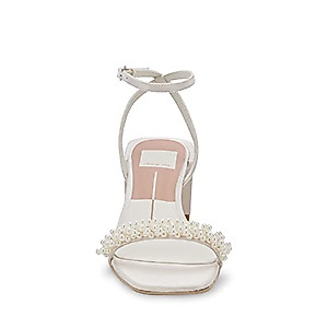 Dolce Vita womens Zalima LOW BLOCK HEEL, Vanilla Pearls, 7 US