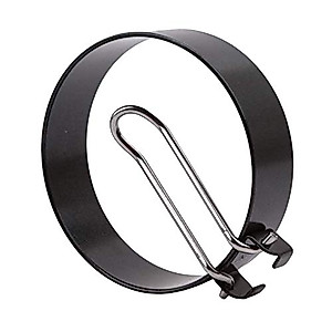 Aeyistry 2 Pcs Round Egg Cooker Rings,Stainless Steel Non Stick Egg Mcmuffin Maker Egg Molds For Fried Egg Muffin Sandwiches