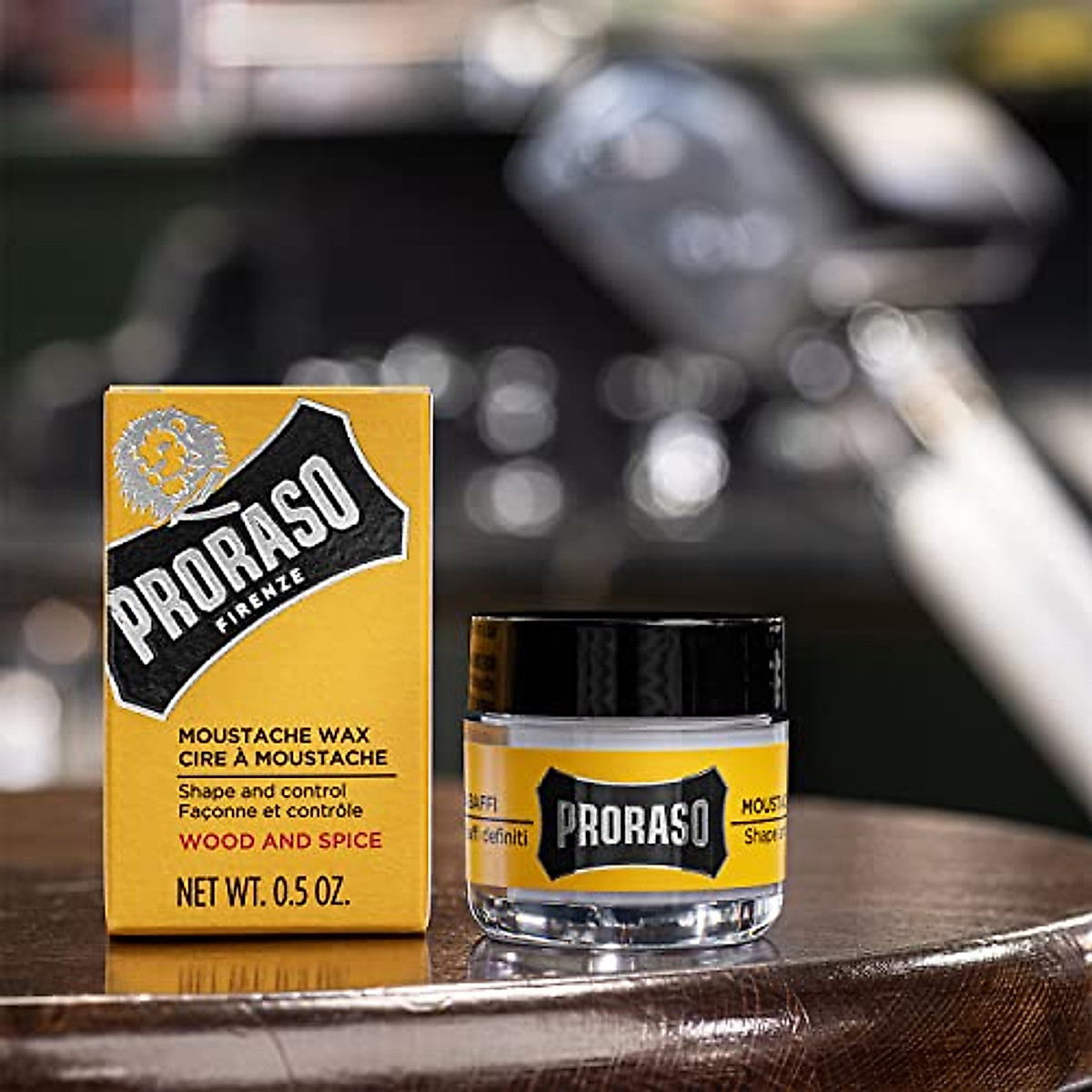 Proraso Moustache Wax, 0.5 oz (Pack of 1)