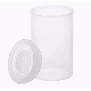 20 PCS Clear Plastic Film Canisters with Lids，35mm CaliberEmpty Camera Reel Containers,Storing of Small Personal and Household Items,Pills, Film, Keys, Coins, Art Beads and More Storage Containers