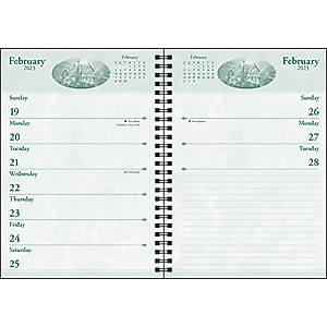 Thomas Kinkade Studios 12-Month 2023 Monthly/Weekly Engagement Calendar with Scr