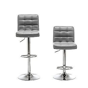 Trust Win Barstool BS-DS-005 Set of 2 (Grey)