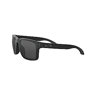 Oakley Holbrook OO9102 9102E5 Matte Black/Grey Sunglasses For Men Bundle Leash + VISIOVA Accessories