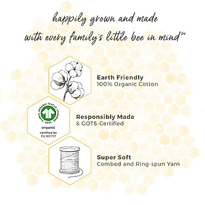 Burt's Bees Baby baby girls Zip-up Footed Sleeper Pj & Set of Bibs Bundle, 100% Organic Cotton Gifting, Succulents, 12 Months US