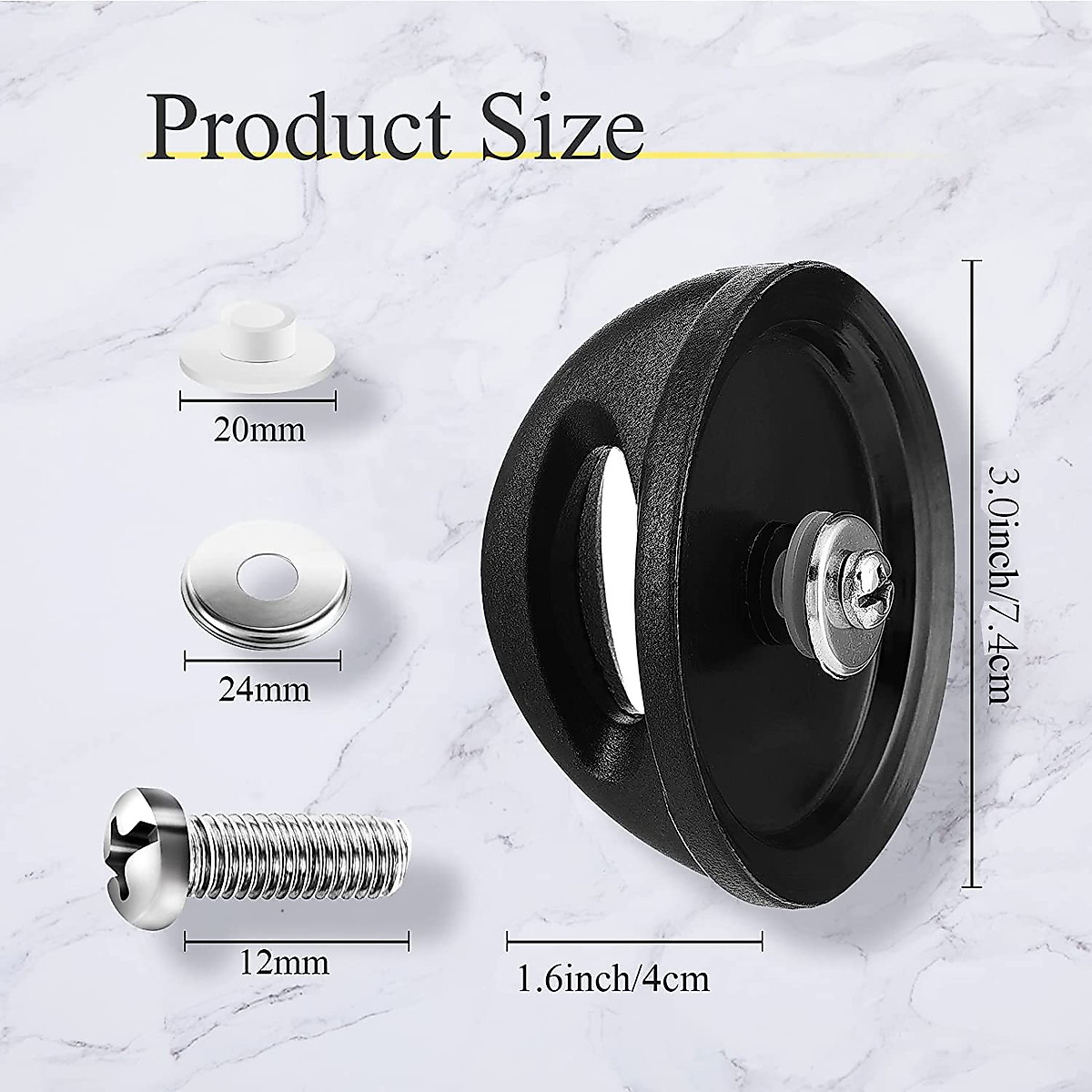 2 Pack Universal Pot Lid Handle Replacement Compatible With rival crockpot Replacement Lid Parts and more Universal Kitchen Cookware Lid Replacement Knobs 3 Inch