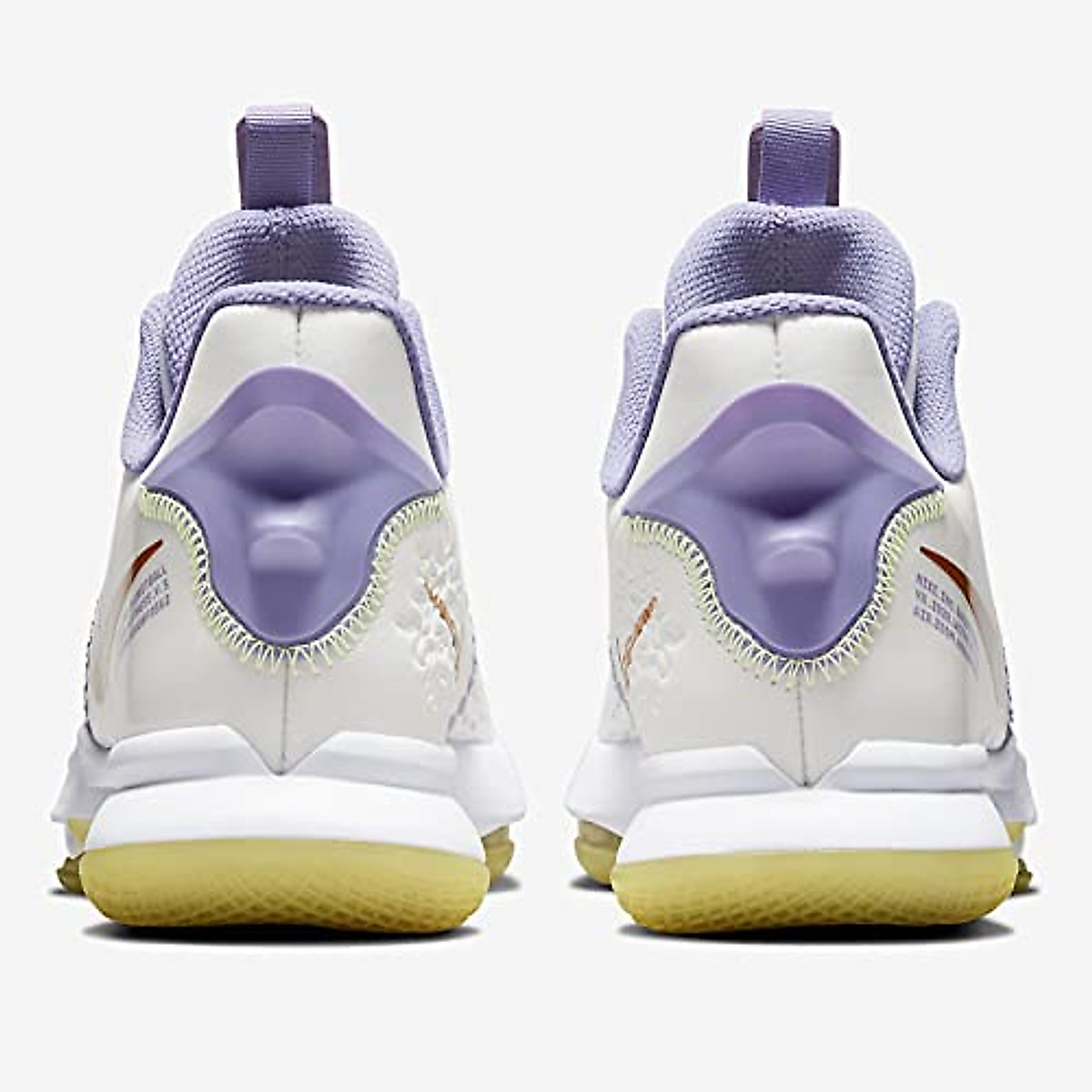 Nike Men's Lebron Witness Sneakers, Summit White/White-light Zitro, 10.5