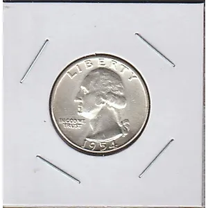 1954 Washington (1932 to Date) (90% Silver) Quarter Superb Gem Proof