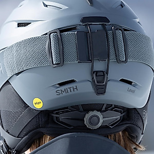 Smith Level Helmet for Men – Adult Snowsports Helmet with MIPS Technology + Zonal Koroyd Coverage – Lightweight Protection for Skiing & Snowboarding – Matte Black, Large