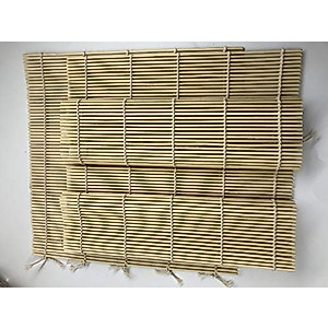 LEQC Bamboo Sushi Rolling Mat, 9.5x9.5 Inch, 10 PCS SET