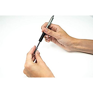 Zebra Pen F-Series Ballpoint Stainless Steel Pen Refill, Medium Point, 1.0mm Various Color