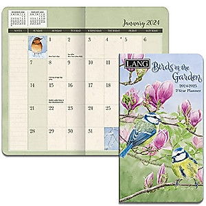 LANG Birds In The Garden 2024 Two Year Planner (24991071093)