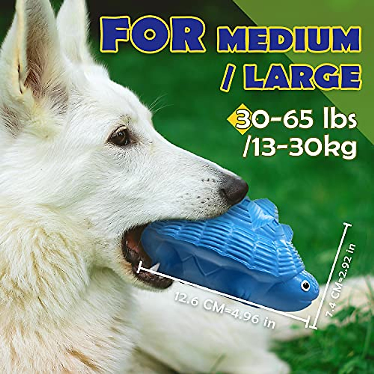 YILAKO Dog Toys for Aggressive Chewers, Heavy Duty Tough Dog Toy for Large Dogs, Indestructible Squeaky Dog Toys
