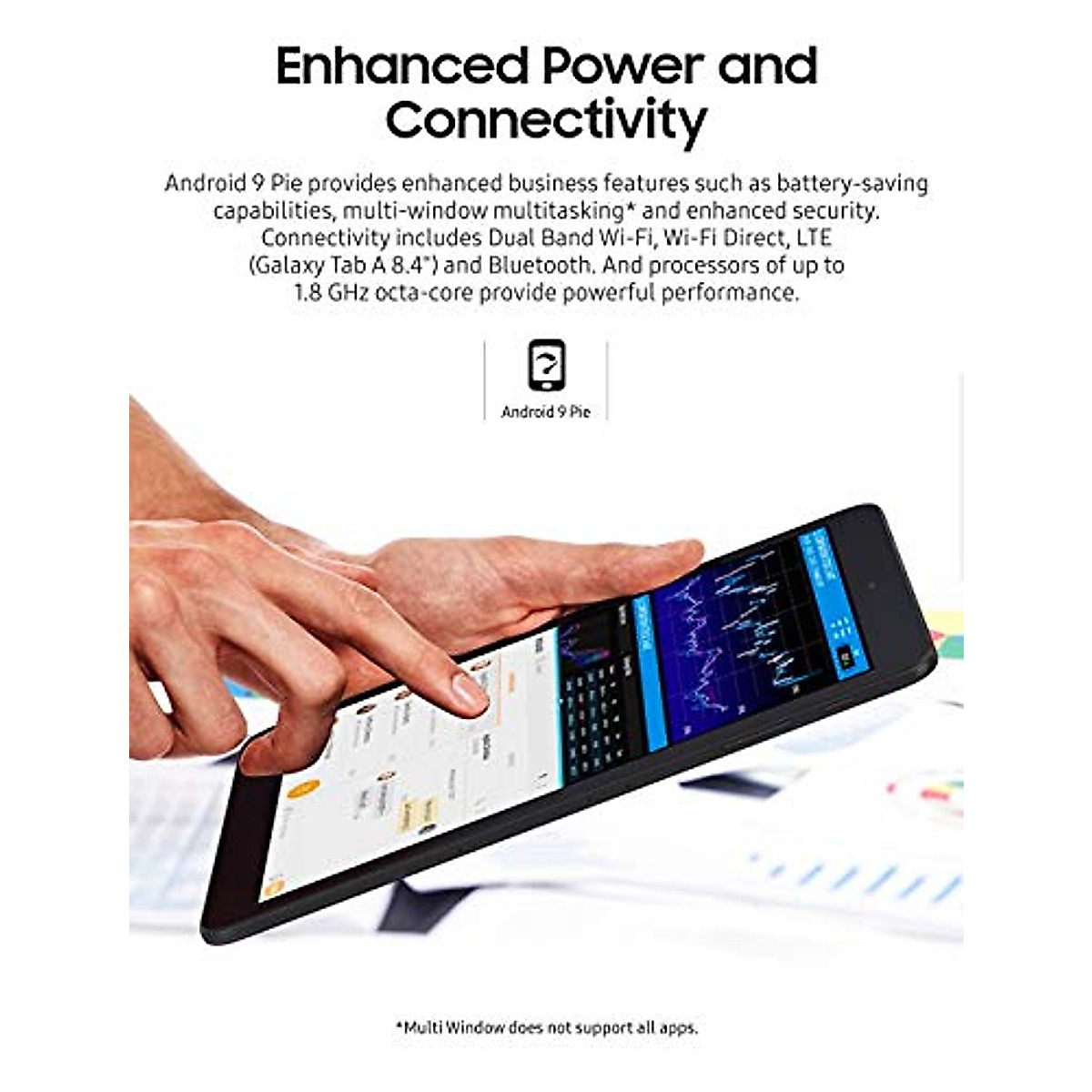 Samsung Galaxy Tab A 8.4", 32GB, Mocha (LTE Verizon & WIFI) - SM-T307UZNAVZW (2020) US Model & Warranty