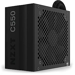 NZXT C550 Bronze - PA-5B1BB-US - 550 Watt PSU - 80 Plus Bronze Certified - DC-DC technology - Semi Modular Design - Sleeved Cables - ATX Gaming Power Supply
