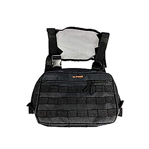 X-FIRE® MOLLE Radio Chest Harness Admin Pouch Pack Tool Bag with Dual Antenna Ports