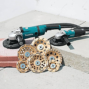 Makita A-96425 24 Segment Turbo Anti-Vibration Diamond Cup Wheel, 7"