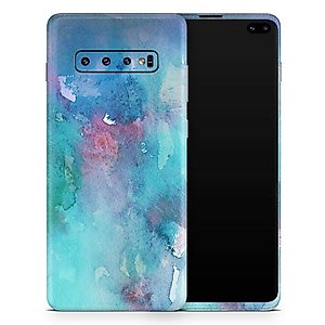 DesignSkinz Bright Absorbed Watercolor Texture Protective Vinyl Decal Wrap Skin Cover Compatible with The Samsung Galaxy S20 (Screen Trim & Back Glass Skin)