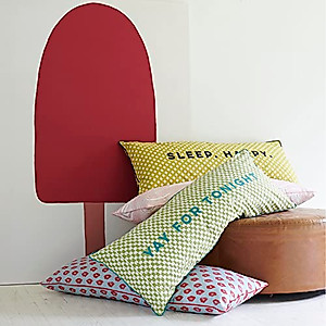 Novogratz By Utica Painted Lips Body Pillow, 20x48, Red