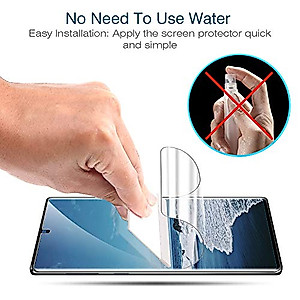 LK [3 Pack] Screen Protector for Samsung Galaxy Note 10 Plus/Note 10+ / Note 10 Plus 5G Flexible Film (Ultrasonic Fingerprint Support) Self Healing HD Clear, Case Friendly