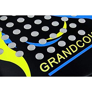 Padel Racket Racquet Carbon Fiber Power Lite EVA Foam POP Tennis Racquets (Black)