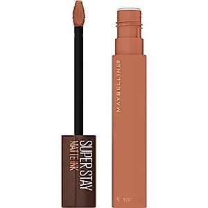 Maybelline New York SuperStay Matte Ink Liquid Lipstick, Coffee Edition, Chai Genius, 0.17 Ounce