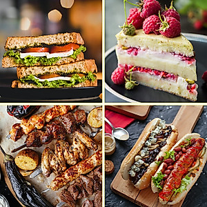 Udebohe Taco Holder, 2-Pack Stainless Steel Taco Rack Tortilla Stand Holders Tray, Hold 3 or 4 Soft or Hard Shell Taco, Oven and Dishwasher Safe