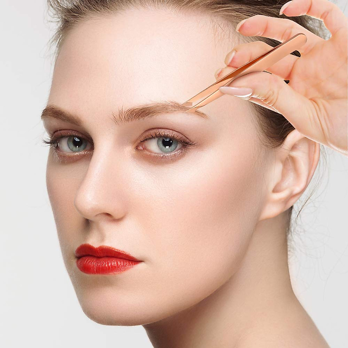 Best Eyebrow Tweezers Set – Professional Stainless Steel tweezer With Travel Case (4-Piece) – Precision Tweezers For Ingrown Hair, Facial Hair, Splinter, Blackhead And Debris Remover – EMEOW