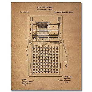 Accountant Patent Print - Set Of 4 Office Decor Photos - Bookkeeper Ledger
